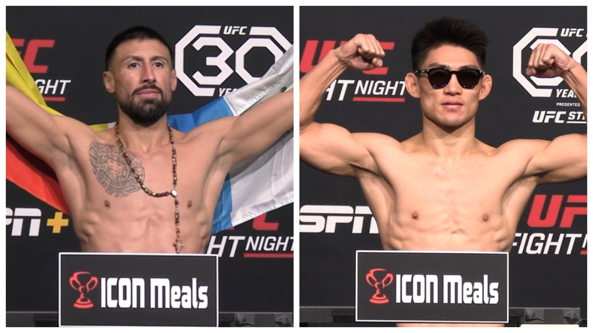 Результаты взвешивания участников турнира UFC Fight Night 233