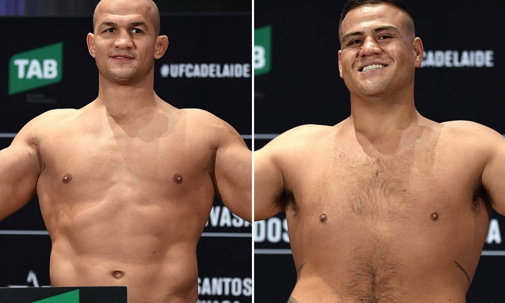 Видео: Взвешивание участников UFC Fight Night 142